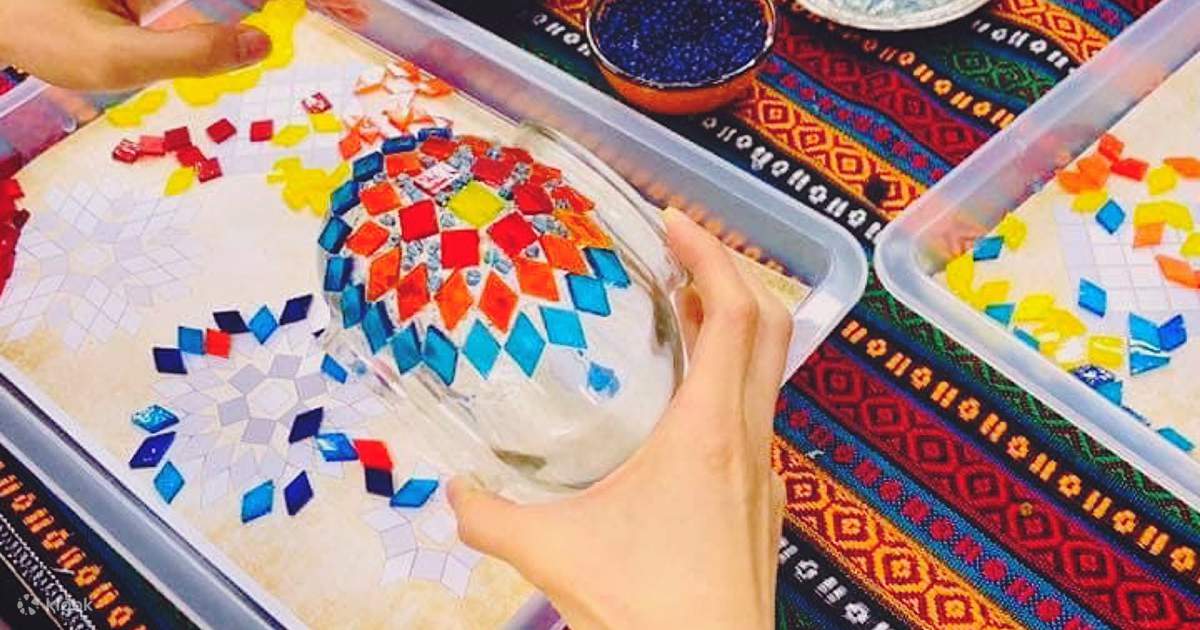 타이페이 터키 모자이크 램프 아트 워크숍 모자이크 램프 수제 체험 클룩 Klook 한국